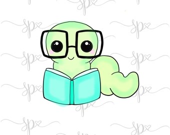 Nerdy Worm Cookie Cutter - Etsy