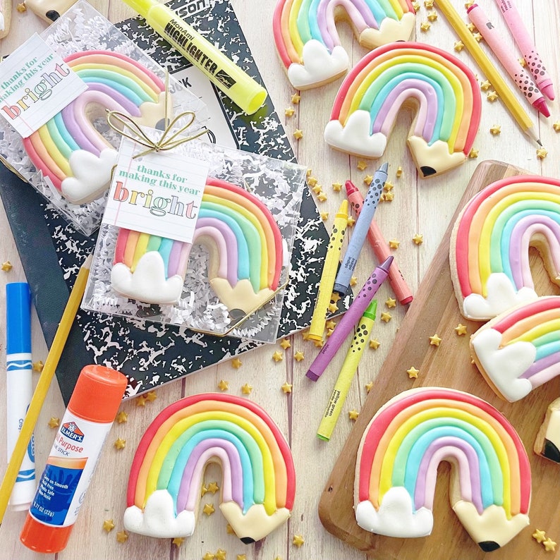 Pencil Rainbow Cookie Cutter - Etsy