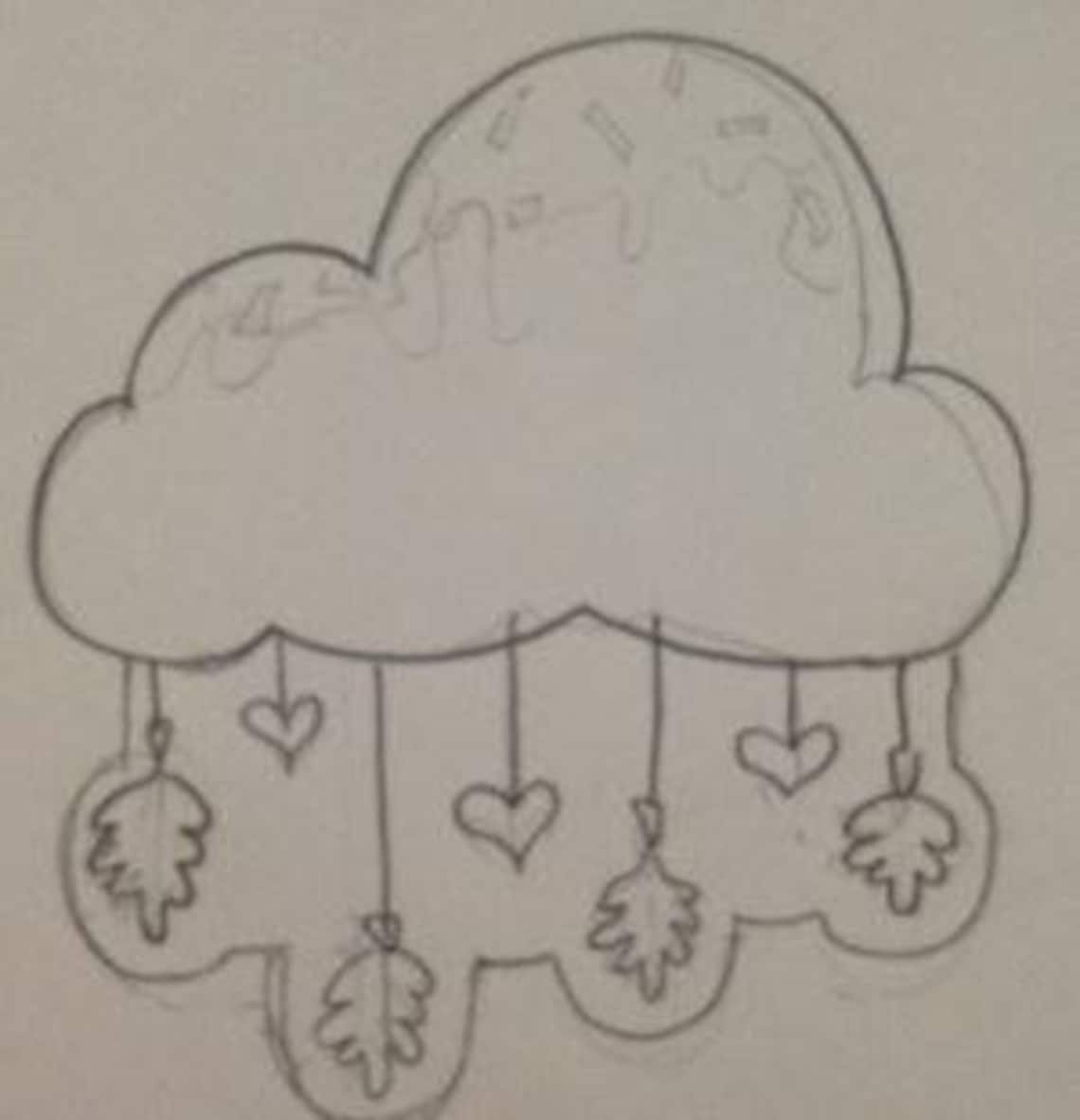 Sprinkle Cloud With or Without Moon & Star Cookie Cutter - Etsy