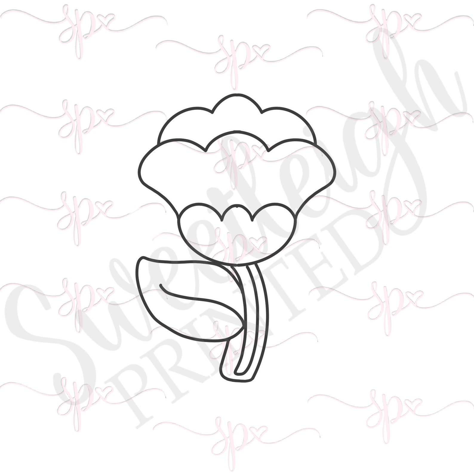 Modern Poppy Cookie Cutter - Etsy