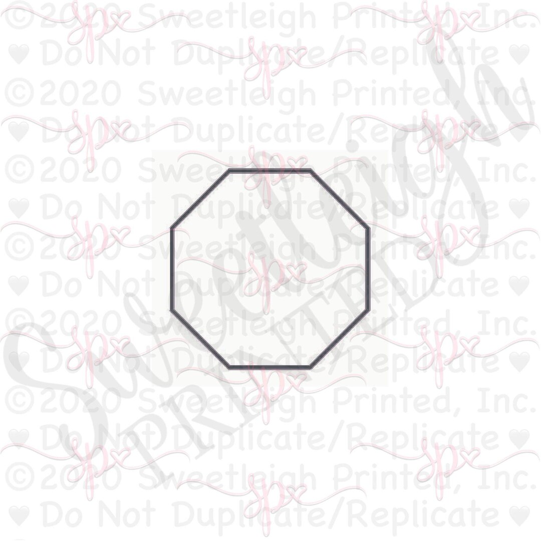 Octagon Cookie Cutter - Etsy