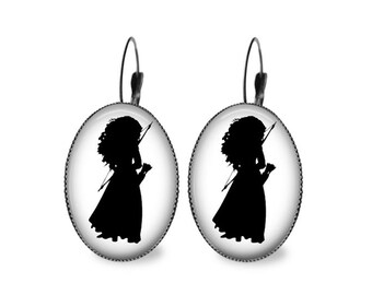 Silhouette earrings | Etsy