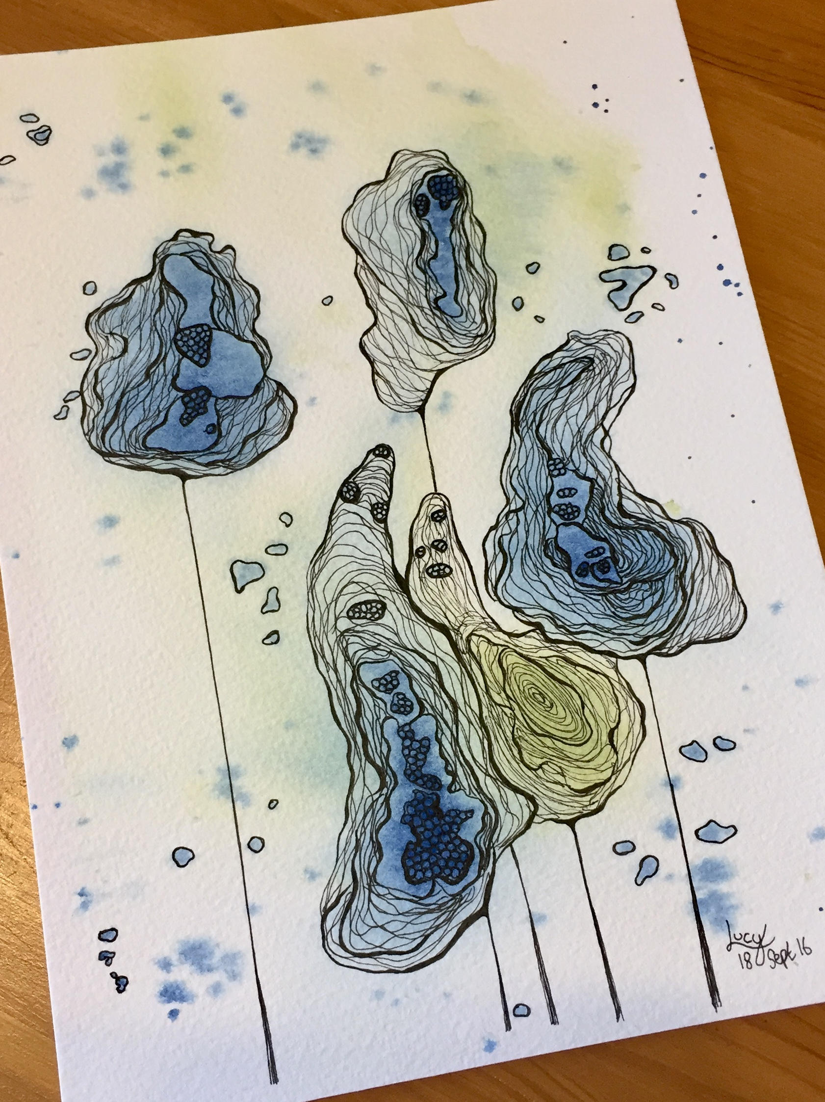 Original Watercolour and Line Art Forest - Etsy UK