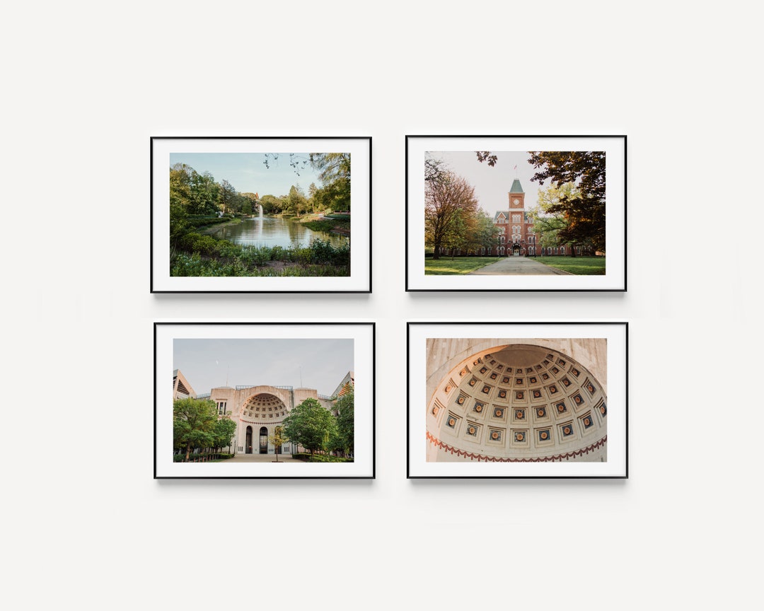 OSU Print Set, Ohio State Wall Art, Ohio State Campus, Ohio State ...