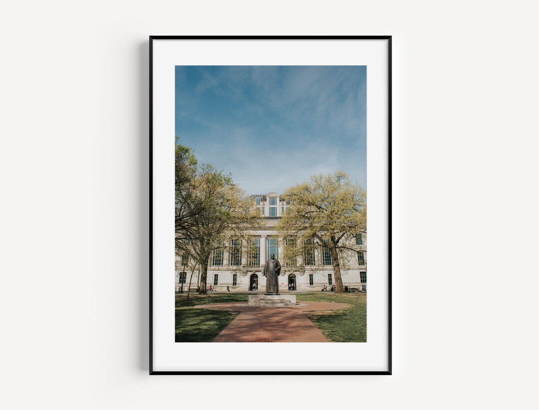 Ohio State Main Library the Oval Ohio State Campus Wall Art Office ...
