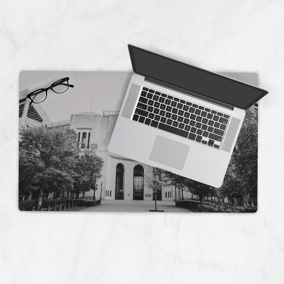 Ohio State Desk Mat: OSU Student Gift, Horseshoe Stadium Dorm Decor ...