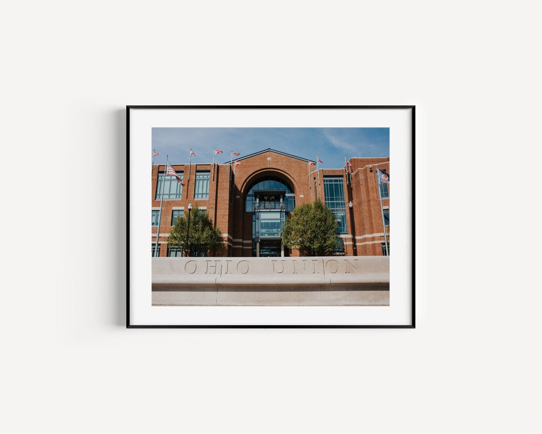 Ohio State Graduation Gift, OSU Campus Print, Ohio State Gifts, Framed ...