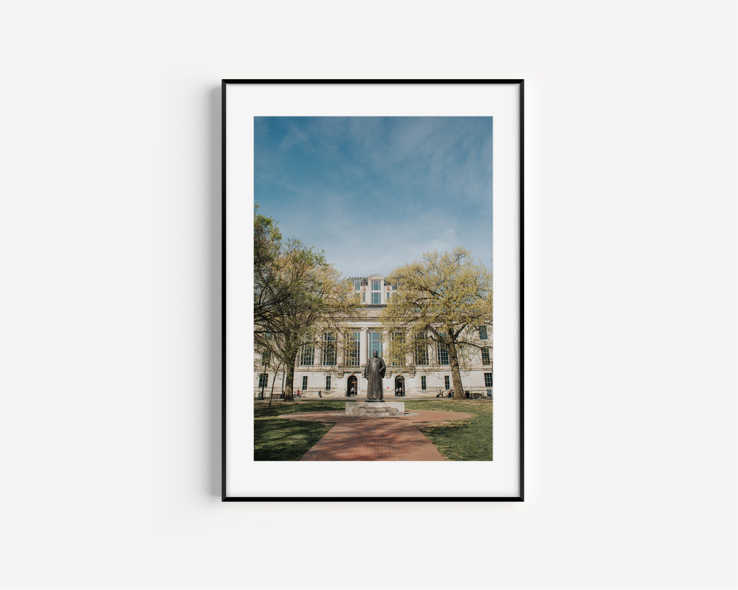 OSU Main Library the Oval Ohio State Campus Wall Art Office - Etsy