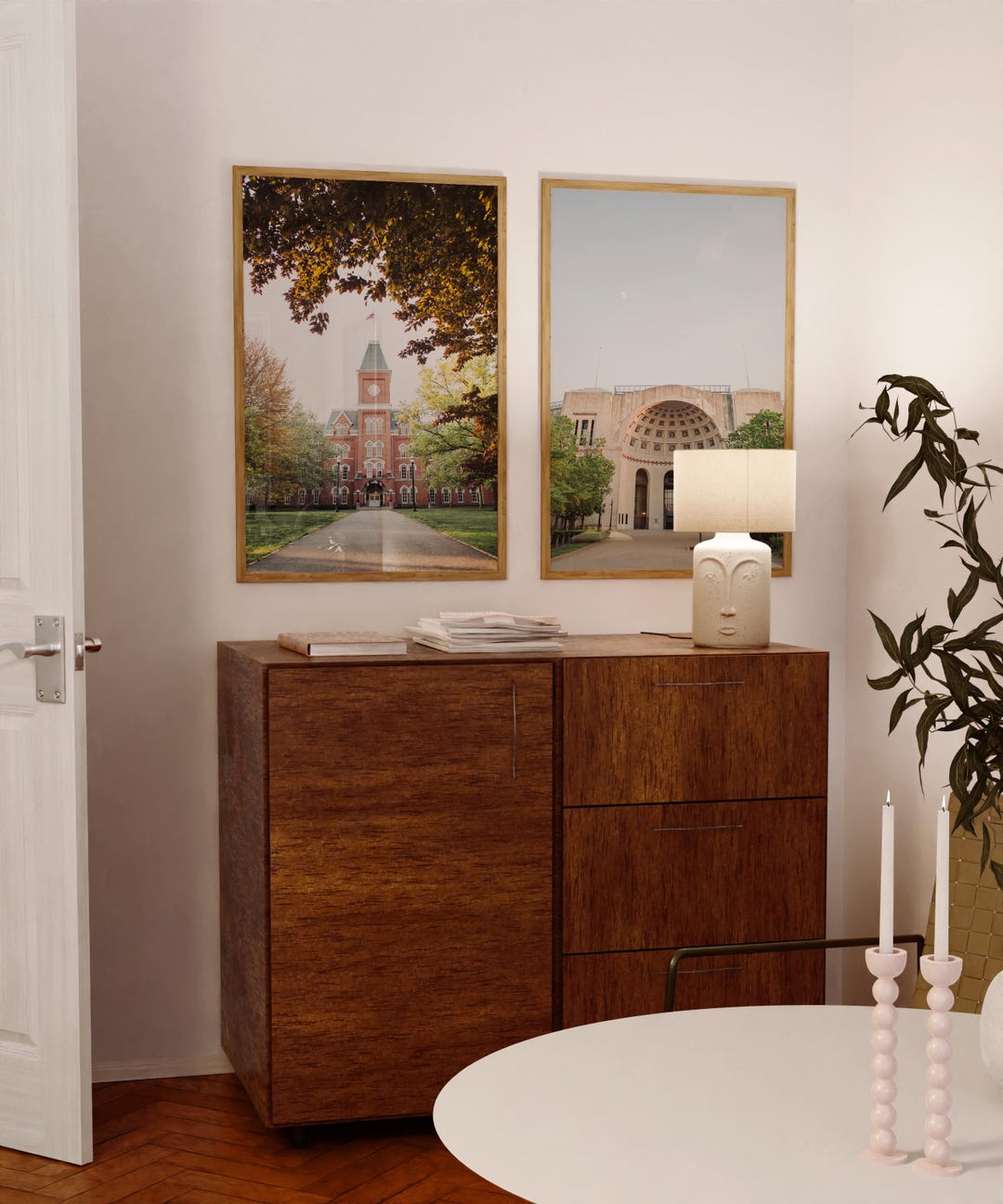 Ohio State Print Set Ohio Stadium Wall Art Buckeyes Gift Ohio State ...