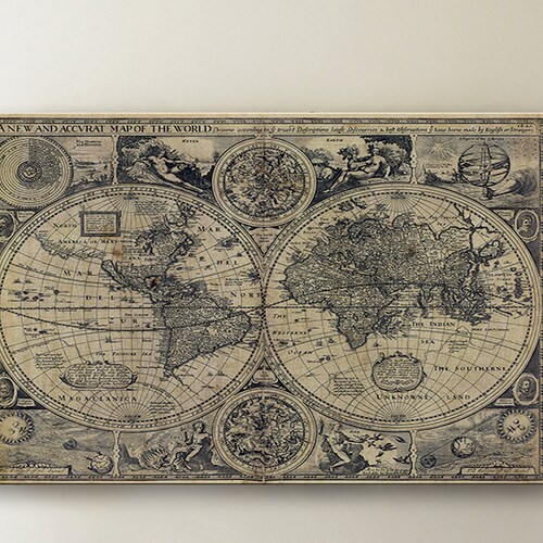 Historic Old World Map Vintage Map 1626 Old Antique - Etsy