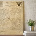 Dallas County Map Poster Print Texas Wall Art | Texas Gift | Old Map ...