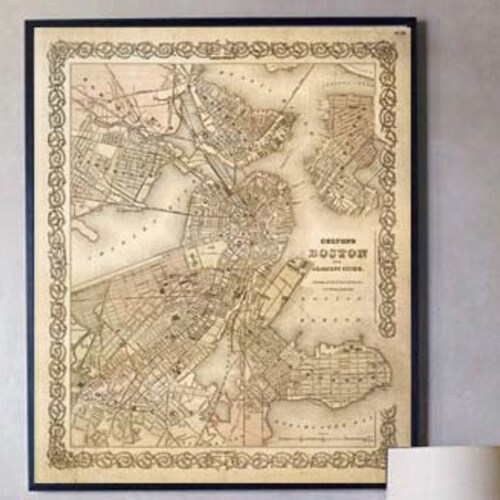 Intersections of Boston - Etsy