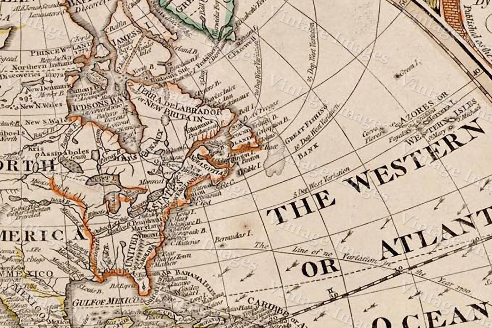 World Map Print 1799 Historical Map of the World Nursery Decor | Etsy