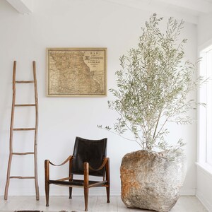 Missouri Map Poster Rustic Vintage Style Travel Map Map Decor Missouri ...