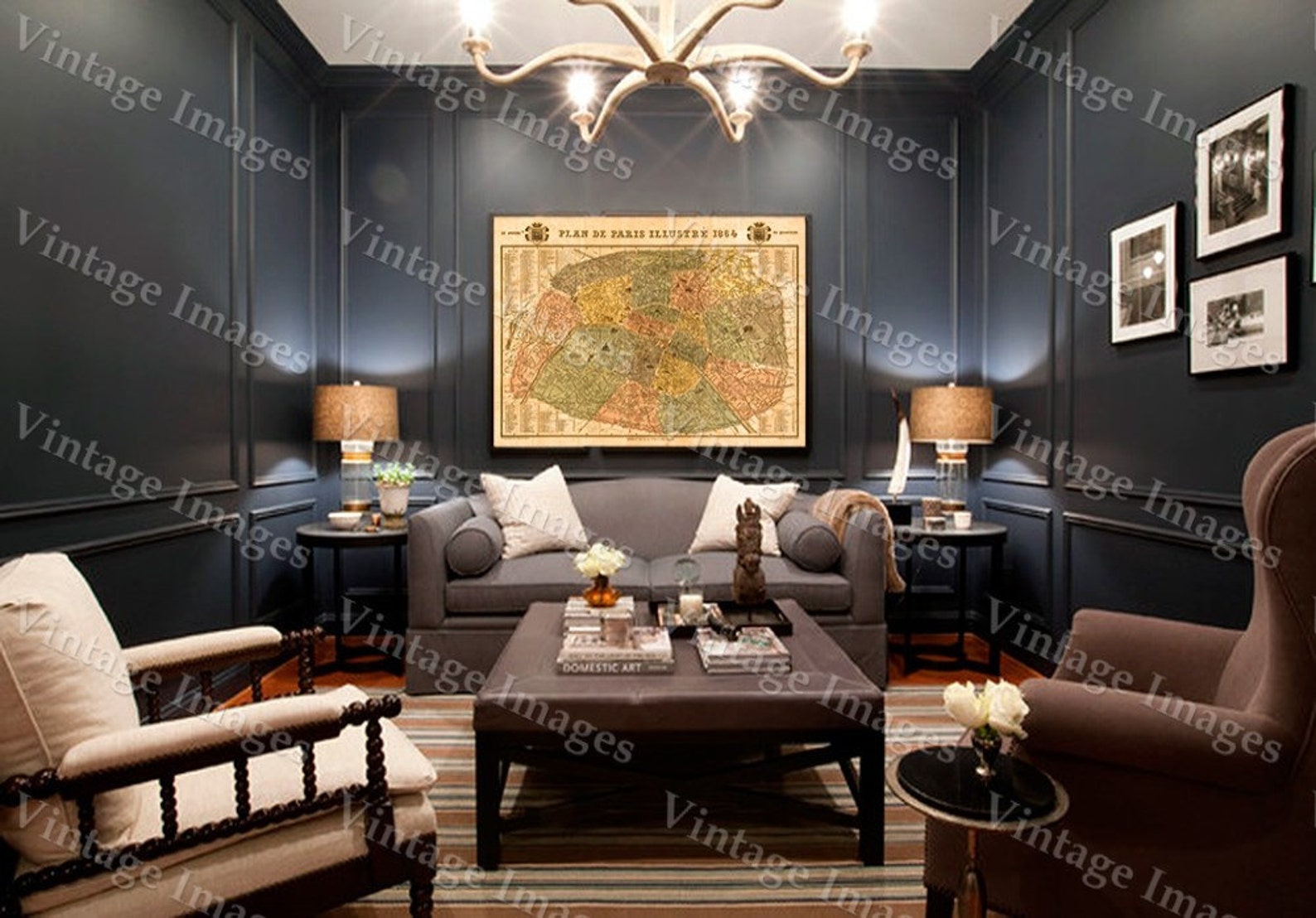 Historic Map of Paris France 1864 Garnier Vintage Map Paris - Etsy