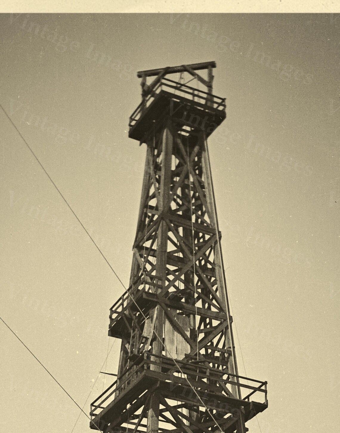 Old Well Drilling Rig Photo Print Oil Well Derrick Oil Gusher - Etsy