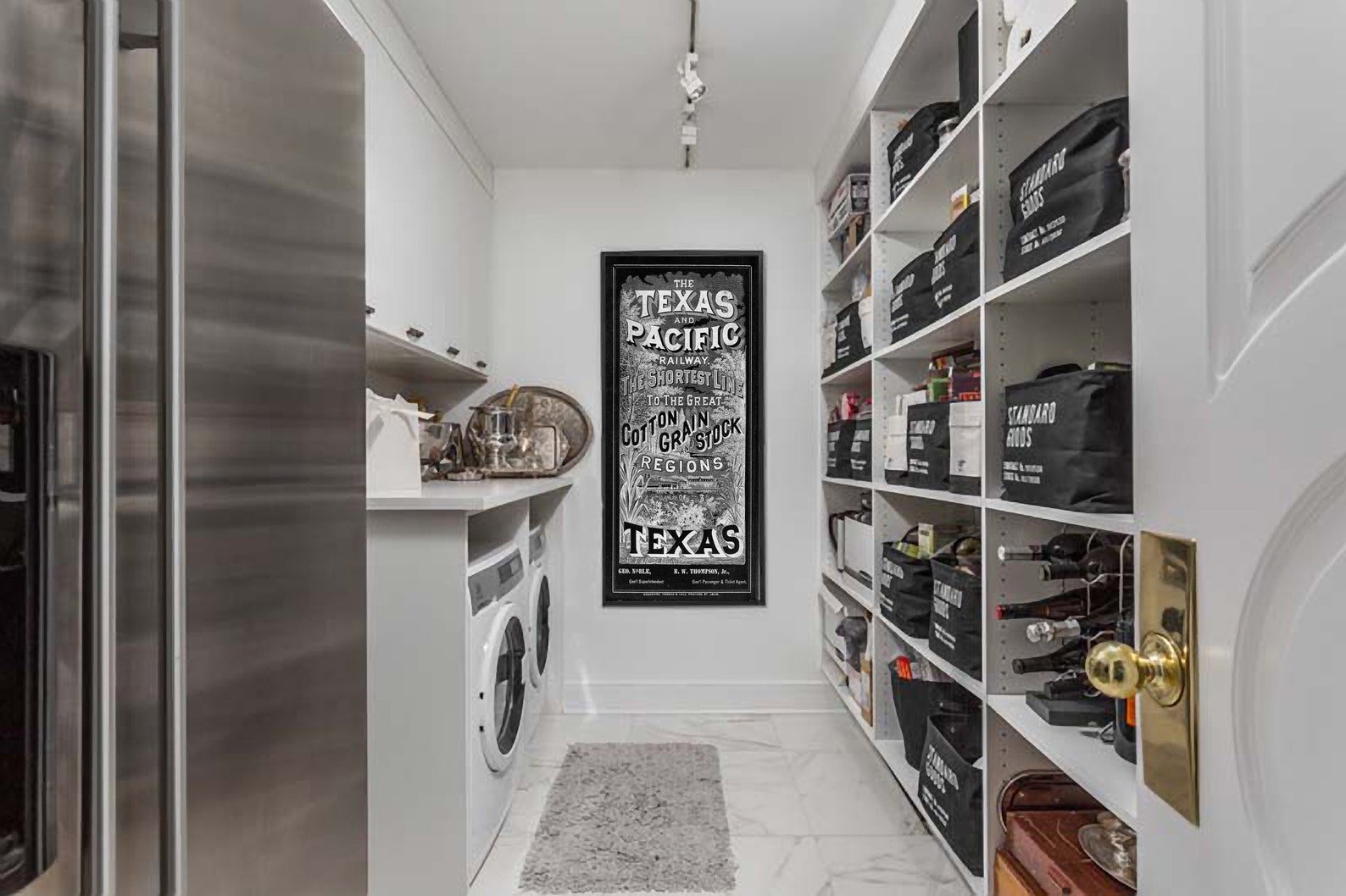 Texas Wall Art 1878 Vintage Texas Farmhouse Home Decor Western Home ...