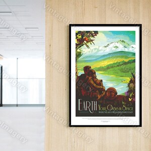 Earth Nasa Poster Home Exoplanet 2016 NASA/JPL Space Travel Poster ...