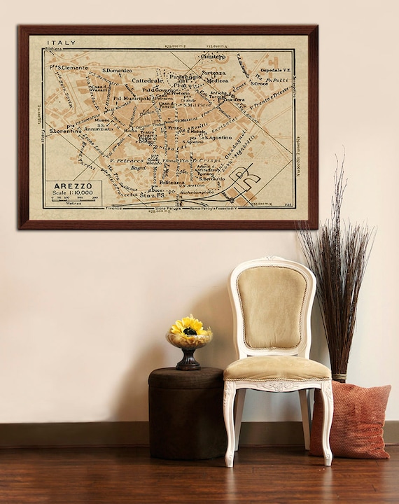Arezzo Mappa Monumenti