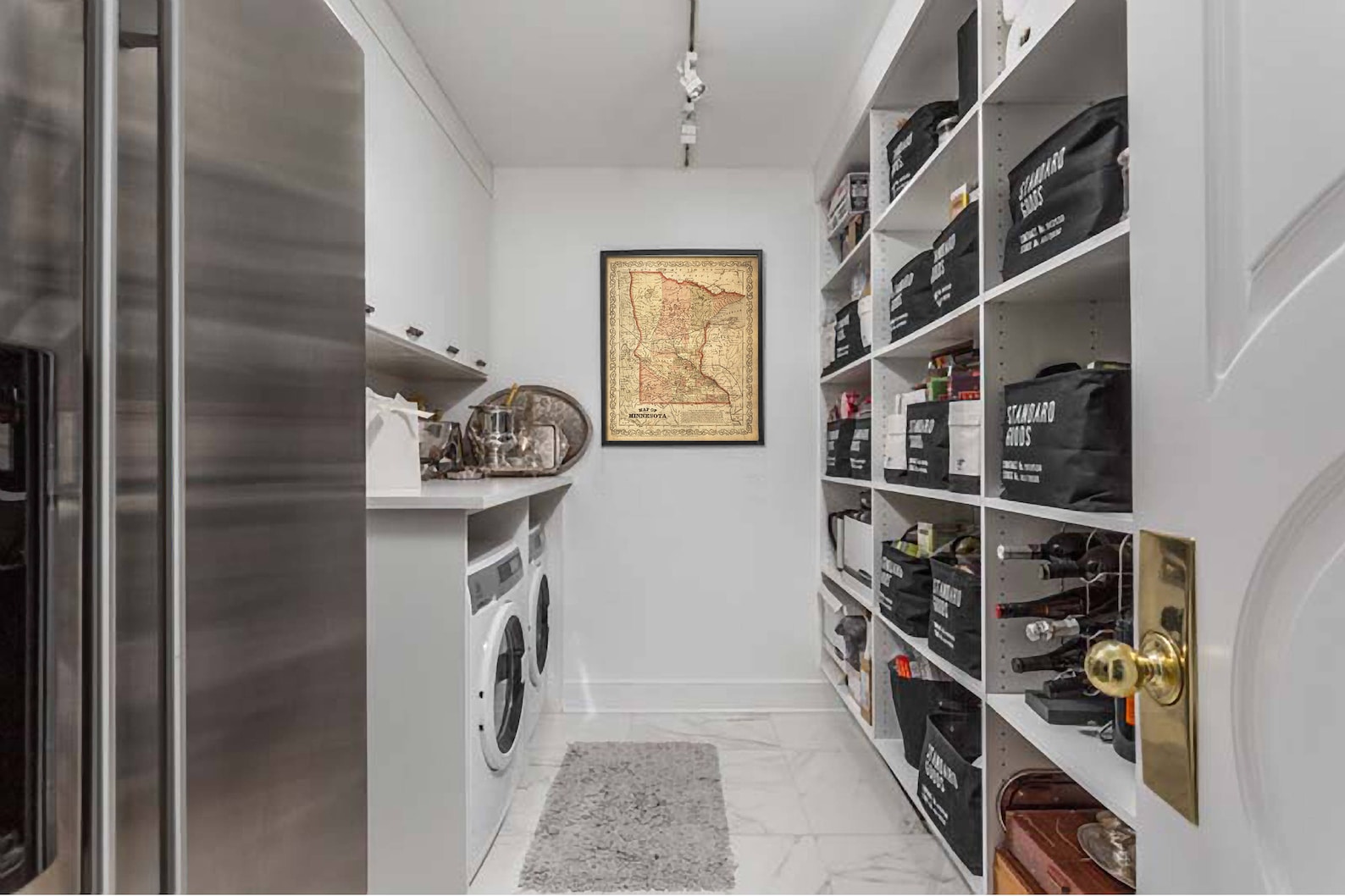 Map of Minnesota 1860 Map of MN Vintage Maps Restoration Style Map ...