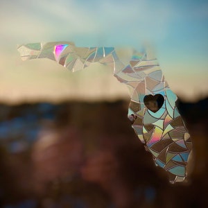 Pick Your State Suncatcher for Windows, Rainbow Maker Decal Sun Catcher ...