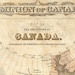 Map of Canada 1855 Canadian Map Vintage Canada Map Restoration ...