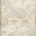 Boston Map, 1850 Antique Map of Boston Massachusetts Vintage Map Print ...