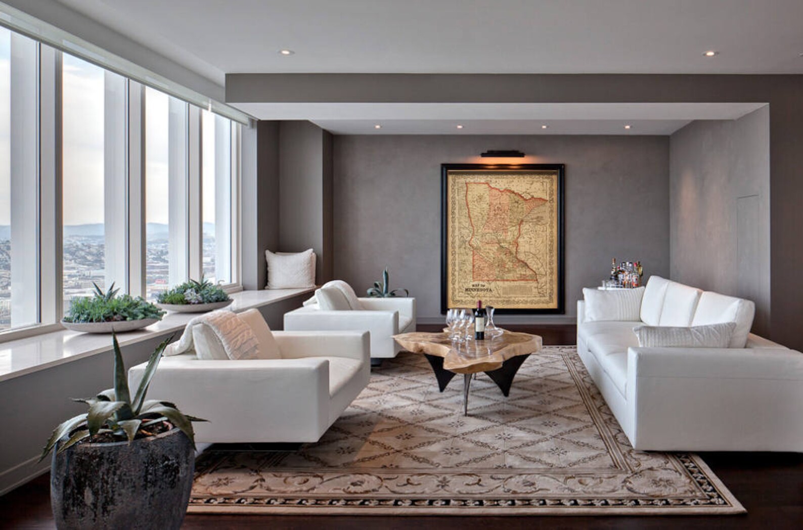 Map of Minnesota 1860 Map of MN Vintage Maps Restoration Style Map ...