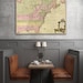 Colonial Map Poster, 1755 Map of British Colonies, North America Map ...
