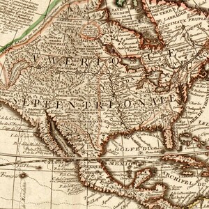 Old World Map Baptiste 1708 World Map Print Antique Style World Map ...