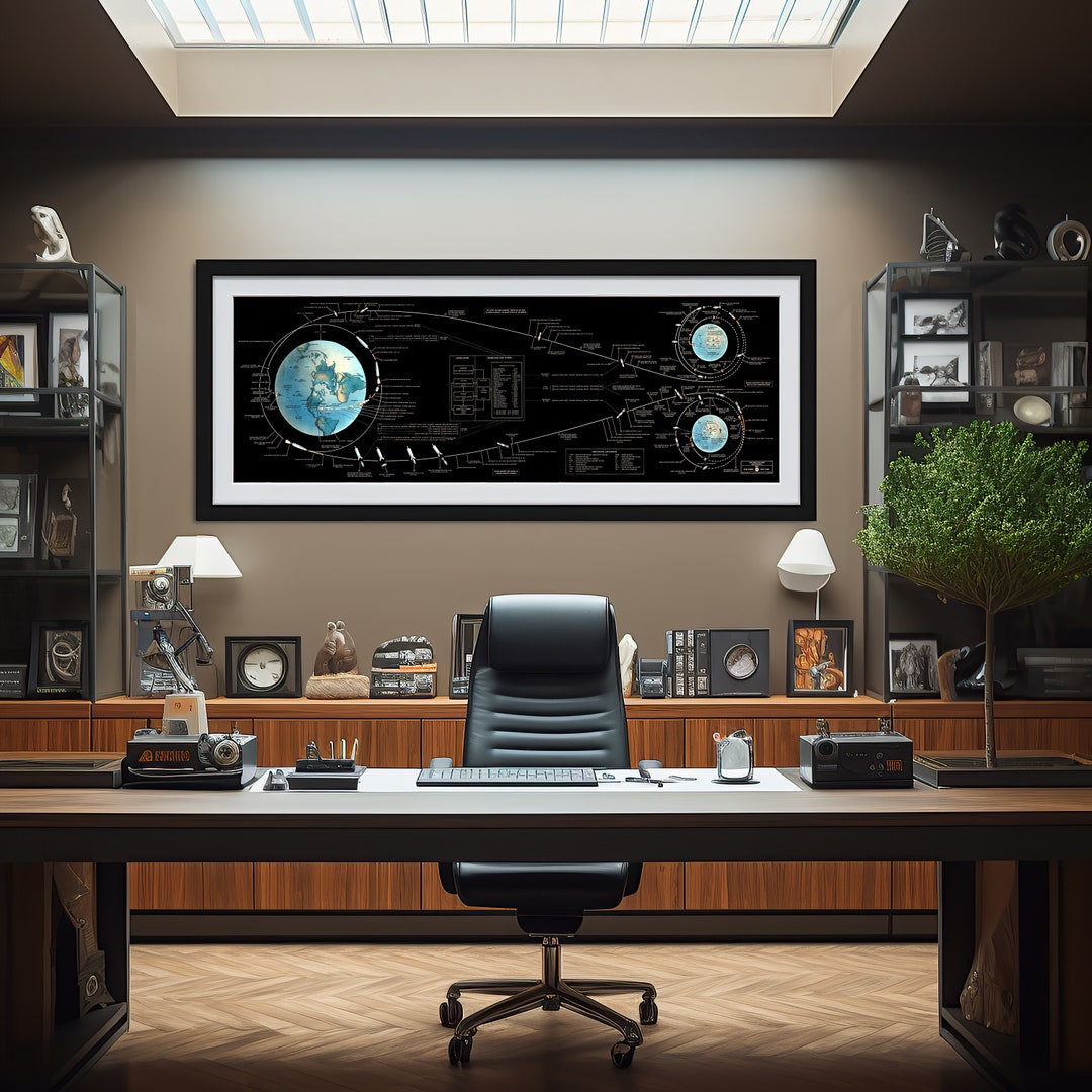 NASA Flight Plan, Apollo Manned Lunar Landing, Lunar Mission Flight ...