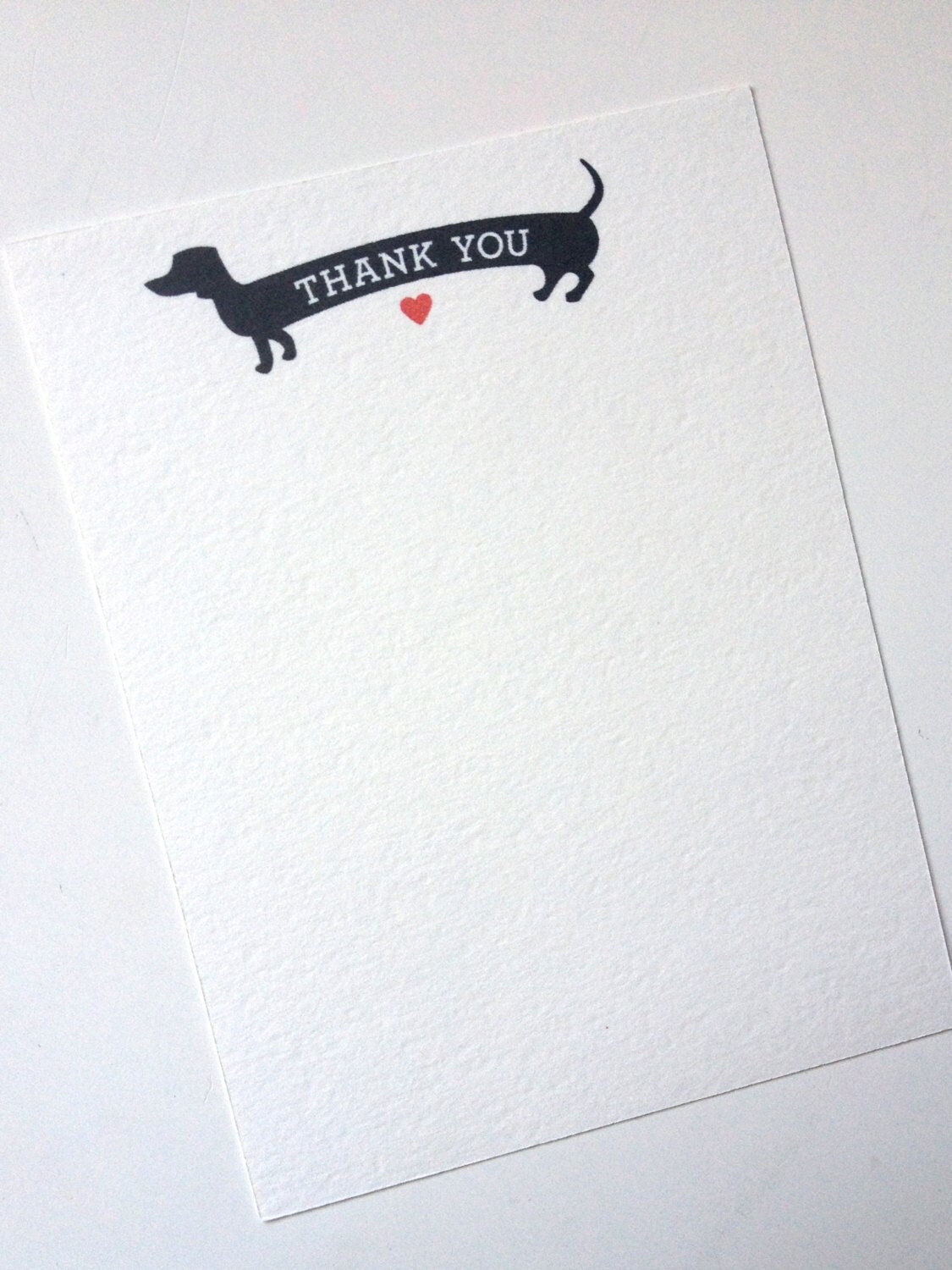 Printable Weiner Dog Thank You Notes - Etsy