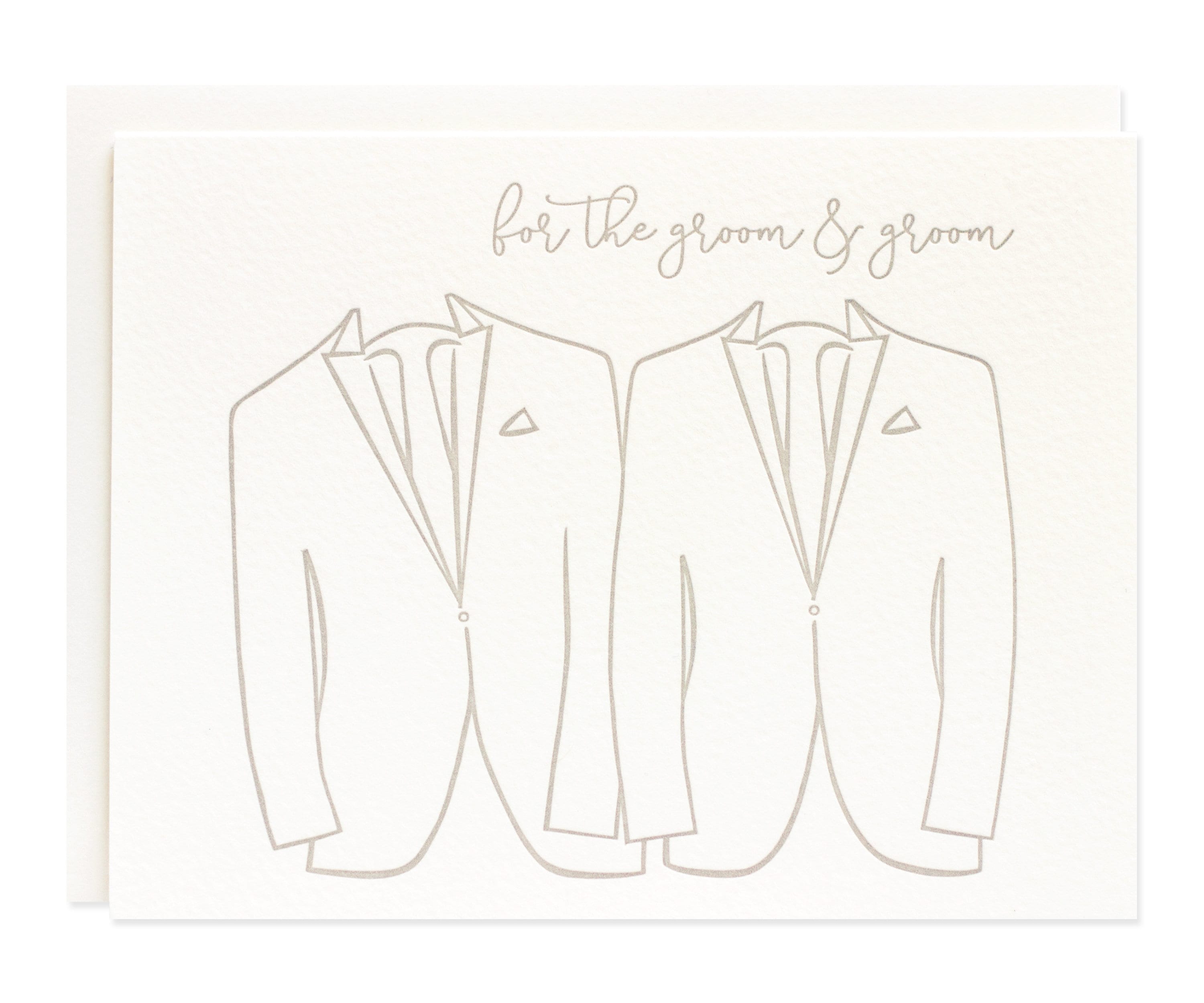 Gay Wedding Card Lgbtq Wedding Same Sex Wedding Groom And Groom