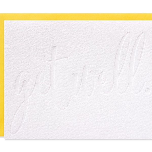 Get Well Card Calligraphy - Etsy