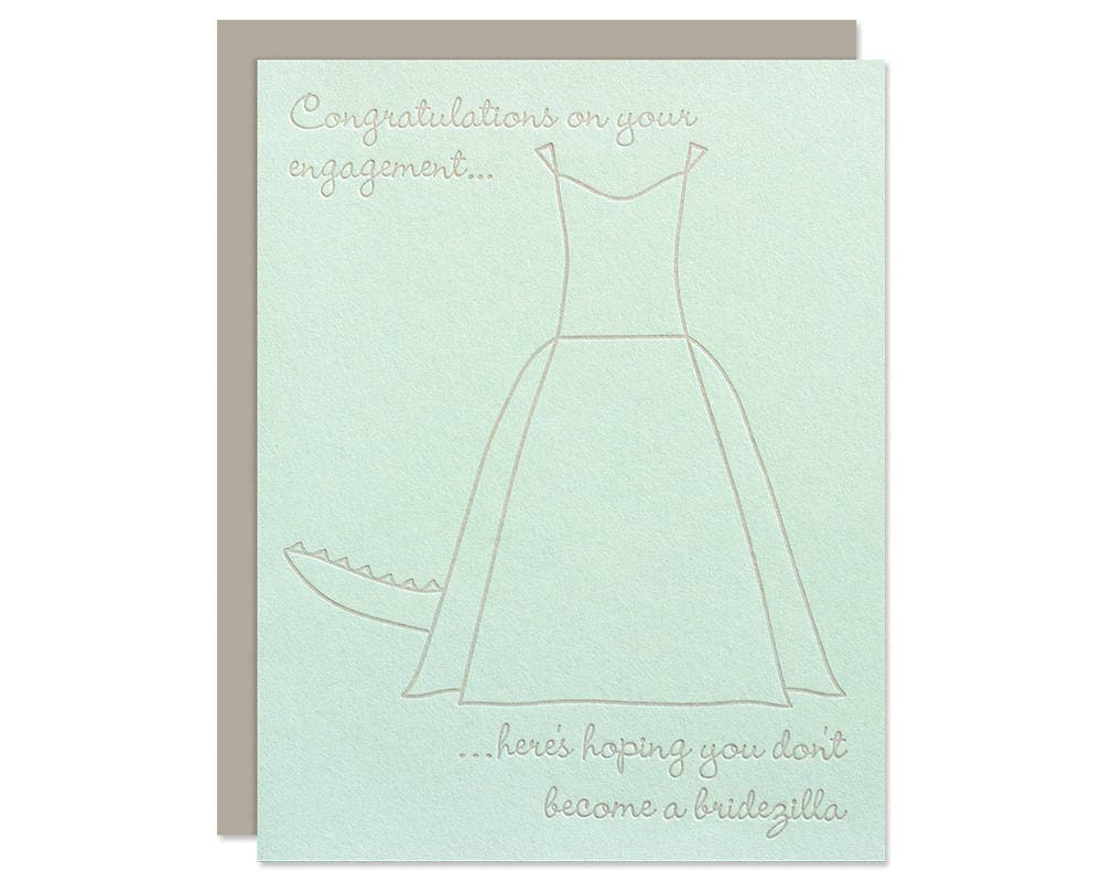 Funny Bridal Shower Card - Funny Engagement Card - Bridezilla ...