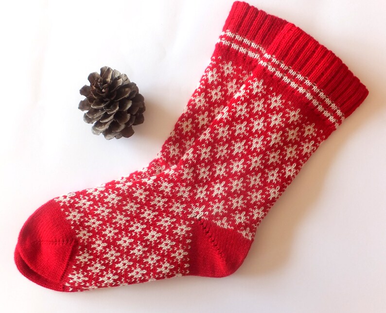 Christmas Wool Socks Knit Red Wool Socks Socks With Patterns - Etsy