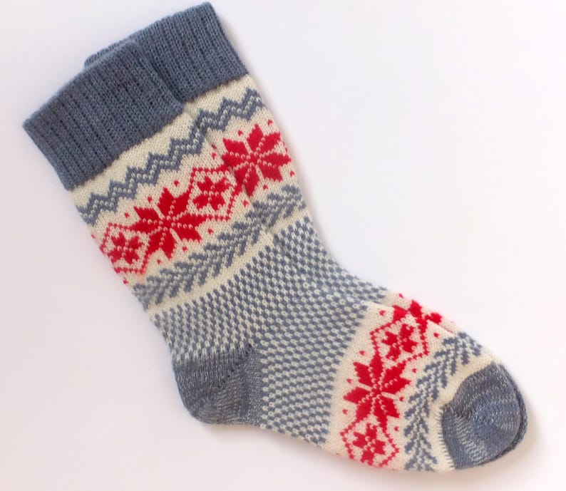 Wool Socks Scandinavian Patterns. Women and Men Wool Socks. - Etsy