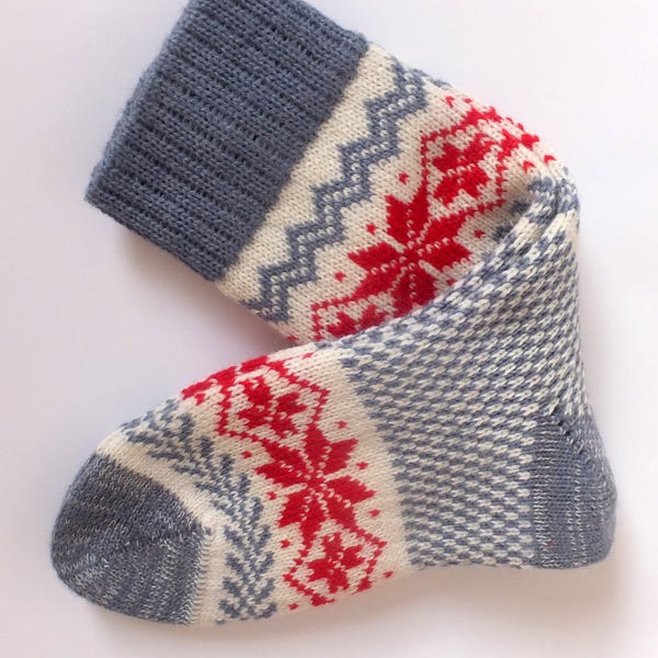 Grey Wool Socks - Etsy