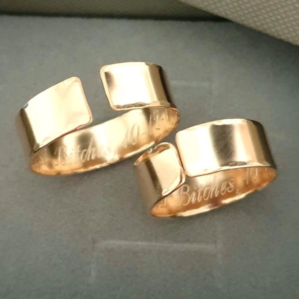 Engraved Ring - Etsy