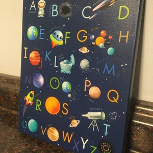 Space Nursery Wall Decor Space Room Wall Decor Space Theme Outer Space ...