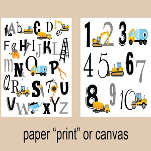 Abc Construction Construction Room Wall Decor Construction Nursery ...