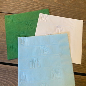 Embossed Book Napkins, Book Club Party Decor, Set of 20 - Etsy