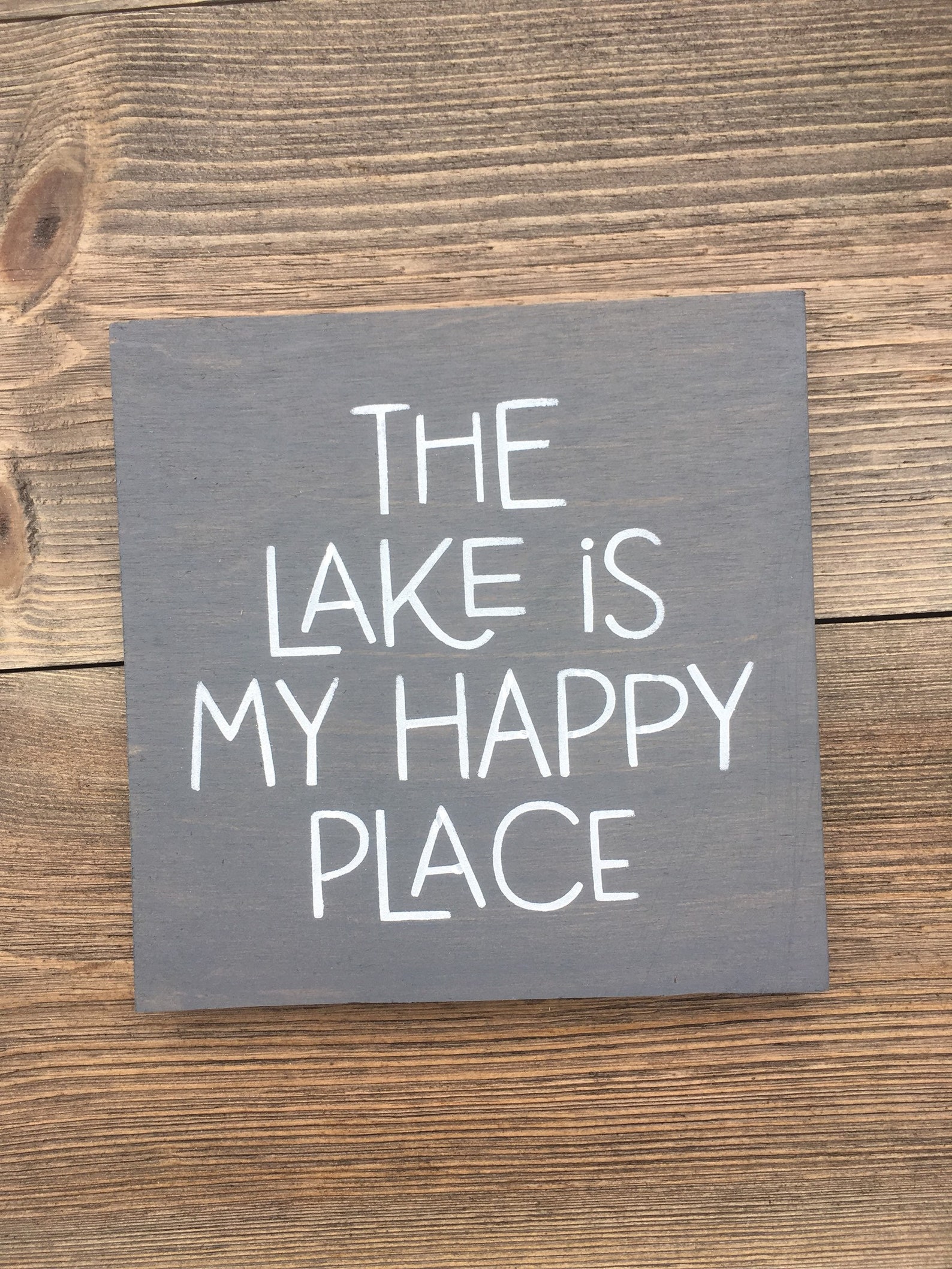 B1G1 Free Mini Signs Lake Sign Small Sign Shelf Sitter | Etsy