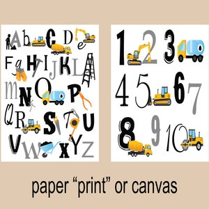 Abc Construction Construction Room Wall Decor Construction Nursery ...