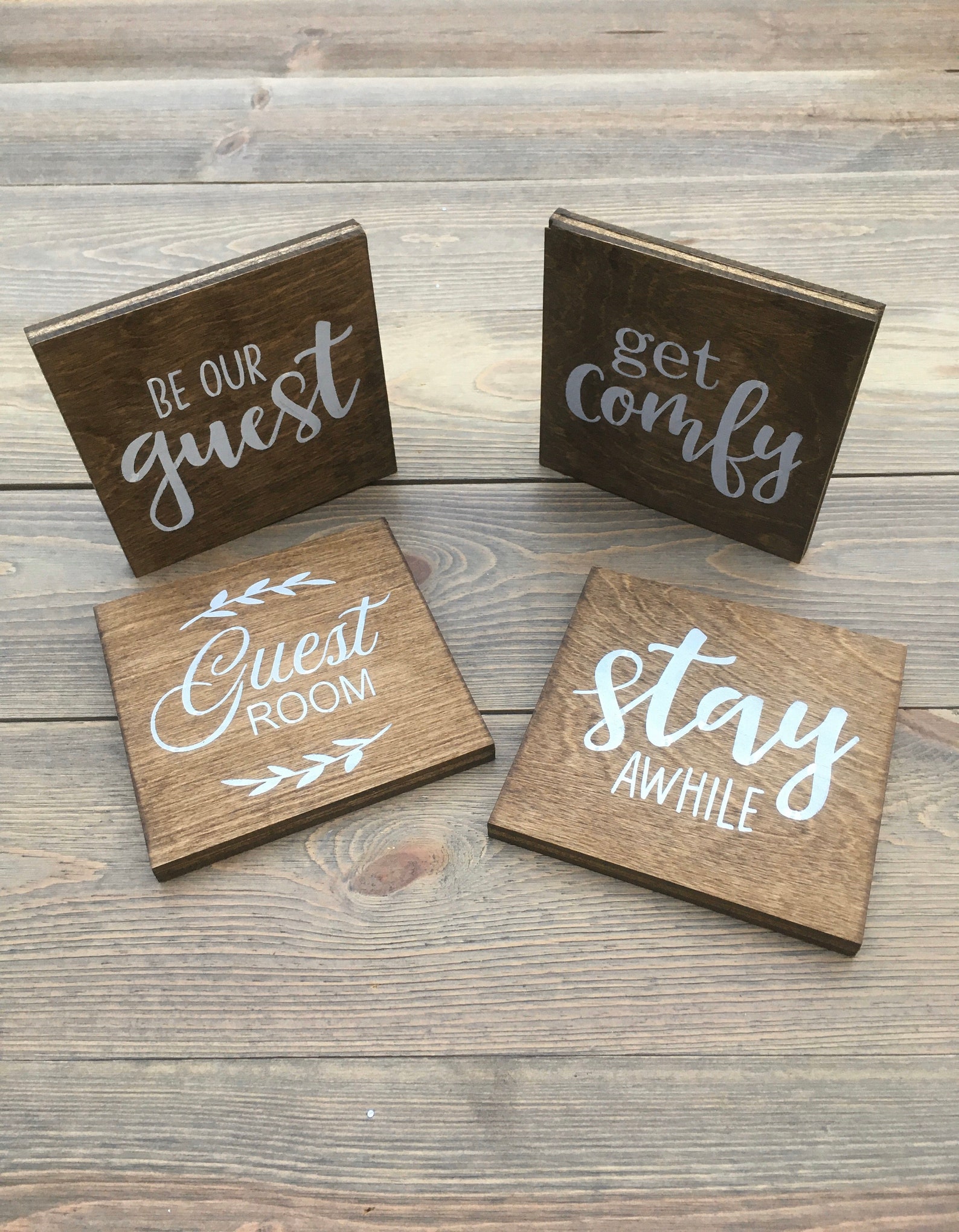 B1G1 Free Guest Room Wall Decor Mini Signs Small Sign Shelf - Etsy
