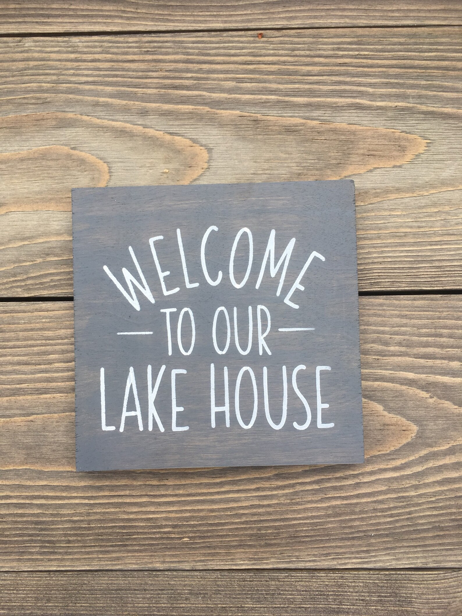 B1G1 Free Mini Signs Lake Sign Small Sign Shelf Sitter | Etsy