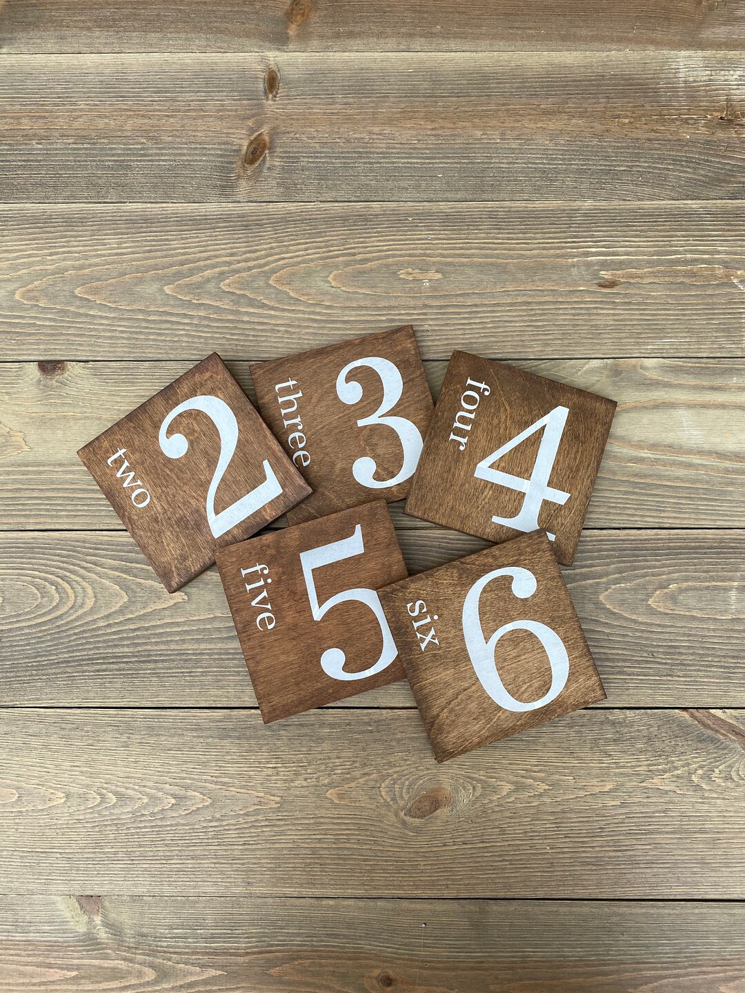 B1G1 Free Family Number Sign Mini Signs Small Sign Shelf - Etsy