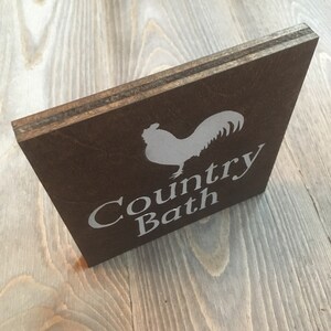 B1G1 Free Mini Signs Shelf Sitter Decoration Bathroom Decor Wood Sign ...