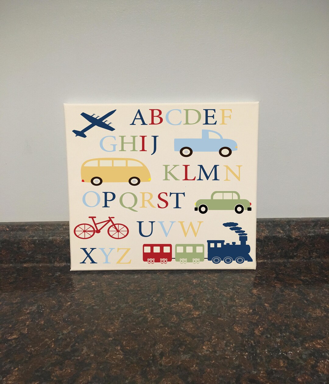 ABC Transportation Wall Decor Transportation Bedding Car Decor Airplane ...