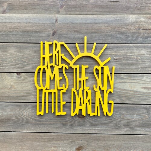Here Comes the Sun Art Print - Etsy